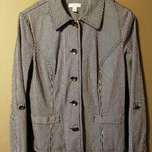Charter Club | Jackets & Coats | Charter Club Stripey Jacket | Poshmark